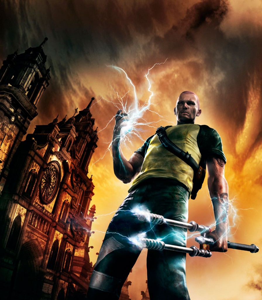 infamous 2 artwork - Just Push Start