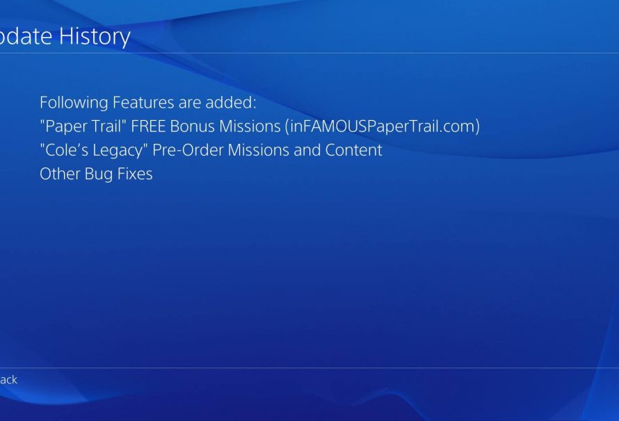 inFamous: Second Son gets a Day One patch