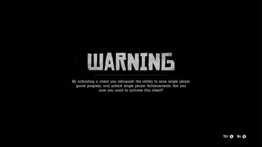 Red Dead Redemption 2 Guide - List of Cheat Codes and How to Use Them ...