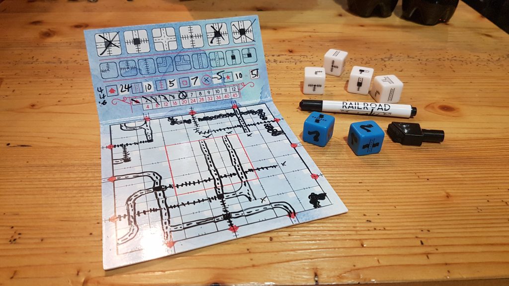 Railroad Ink Deep Blue Edition and Blazing Red Edition Review - Just ...