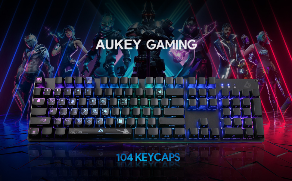 Aukey Fortnite Keycap (KM-A2) Review - Just Push Start