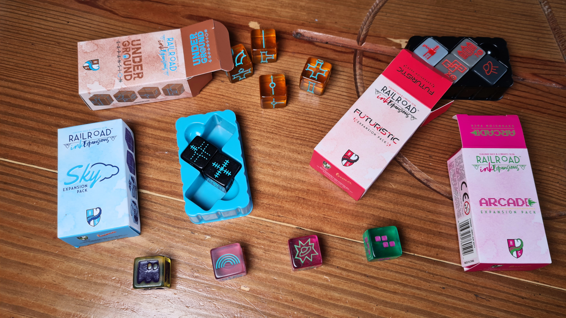 Railroad Ink Challenge Dice Expansion Packs Review - Just Push Start